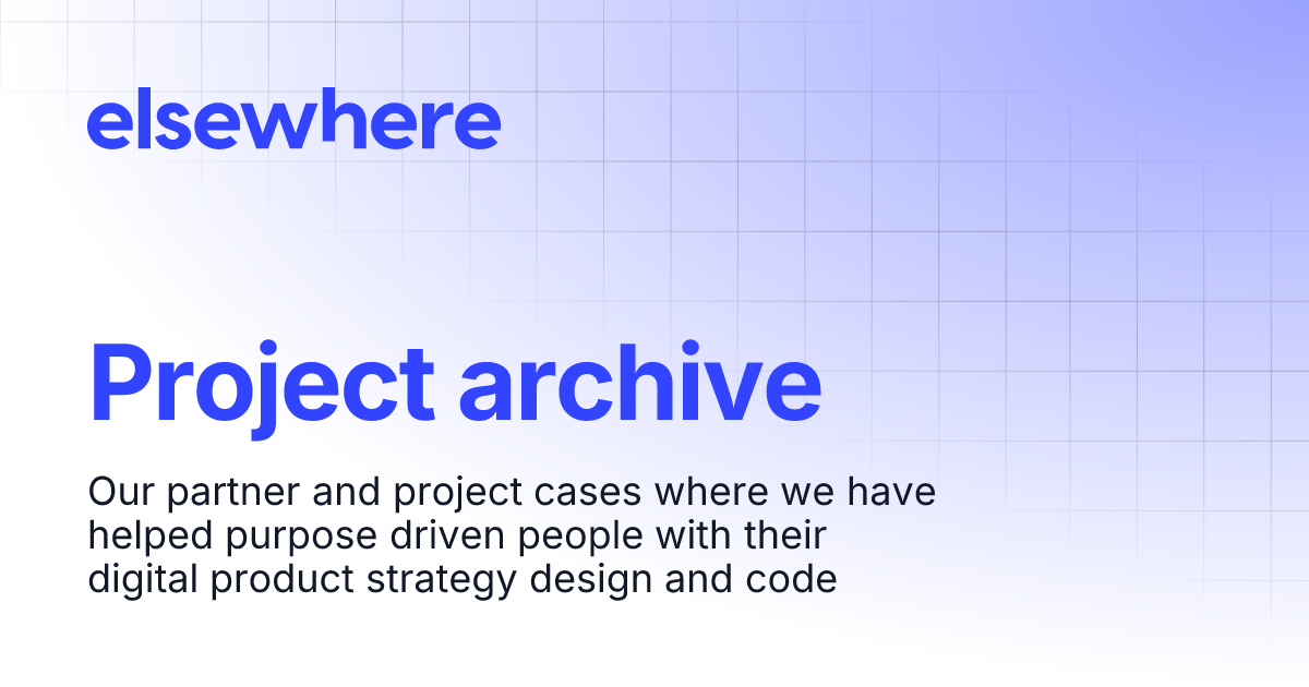 Project archive | Elsewhere wiki